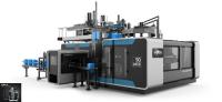 China High Speed 1 Gallon Rotary Blow Molding Machine Six Molds for sale
