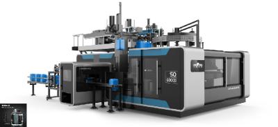 China High Speed 1 Gallon Rotary Blow Molding Machine Six Molds for sale
