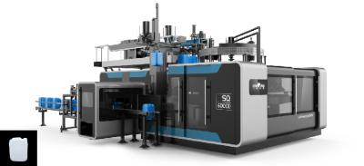 China LDPE Full Servo High Speed Blow Molding Machine 6 Molds for sale
