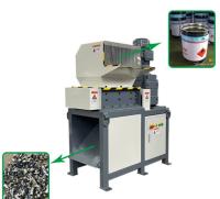China Industrial Double Shaft Shredder Machine 3kW 300kg/H Metal Waste Crusher for sale
