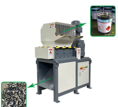 China Industrial Double Shaft Shredder Machine 3kW 300kg/H Metal Waste Crusher for sale