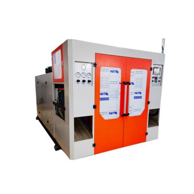 China 2 Cavity PE 5L Blow Moulding Machine 18cm Dia 0.6m3/Min Air Consumption for sale