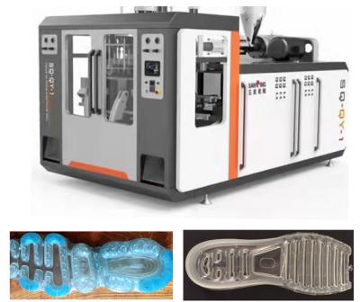China TPU PE Blow Molding Shoe Insole Making Machine 900pcs Per Hour 65mm Screw 11kw for sale