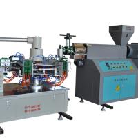 China PLC Rotary Blow Molding Machine 10cm Bottle Dia 0.4m3/Min Air Consumption 6 Station for sale