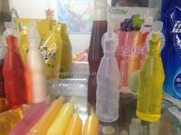 China Ice Pop Plastic Tube Blow Moulding Machine 6 Molds Rotary Fully Automatic 1 Litre for sale