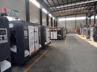 China 2 Cavities Double Station Fully Automatic Blow Molding Machine 65mm Screw 15KW for sale