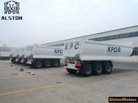 China 3 Axle 60 Ton U-Type Dump Trailer for Angola – Factory Price for sale