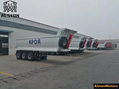 China 3 Axle 60 Ton U-Type Dump Trailer for Angola – Factory Price for sale