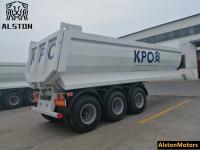 China 3 Axle 60 Ton U-Type Dump Trailer for Angola – Factory Price for sale