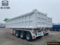 China 3 Axle Dump Trailer with Tarpaulin for Zambia – Factory Price for sale