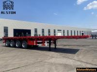 China 4 Axle Flatbed Trailer for Uganda – Factory Price for sale