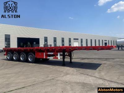 China 4 Axle Flatbed Trailer for Uganda – Factory Price for sale