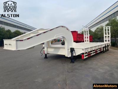 China 3 Axle Gooseneck Lowbed Trailer for Cameroon – Factory Price for sale