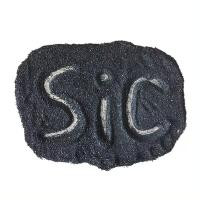 China Cast Iron Black Carborundum Silicon Carbide Abrasive 98% 1-5mm for sale