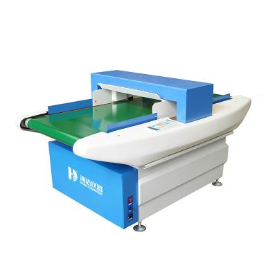 China Double Head Needle Metal Detector with 600mm Detecting Width and 24m/min Conveying Speed for Textile Testing for sale