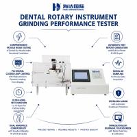 China Dental Rotary Instrument Grinding Performance Tester Bur Head Wear Testing Machine Cutting Efficiency Test for Handpiece QC for sale