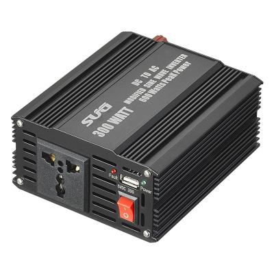China 300W 12V 220V Car Power Inverter Modified Sine Wave Inverter Impact Resistance for sale