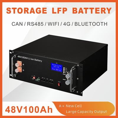 China Auto Lifepo4 Lithium Storage Battery 100A 4.8kwh For Emergency Lighting for sale