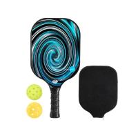 China Lightweight Durable Carton Fiber Pickleball Paddles Set Of 4 With Balls And Carry Case for sale