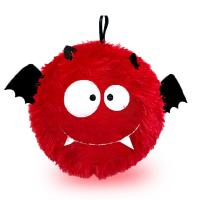 China 6'' PVC Inner Ball Red Fuzzy Bat Ideal for Halloween Decorations Inflatable Balloons for sale
