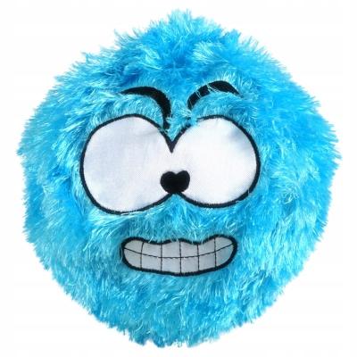 China Polyester Outer Skin Material Crazy Face Fabric Covered Fuzzy Ball 16