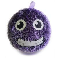 China Polyester Outer Skin Material Crazy Face Fabric Covered Fuzzy Ball 16