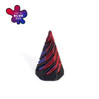China PLA 3D Printed Vortex Thread Illusion Pass Through Pyramid Fidget Toy for Kids and Adults for sale