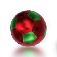 China Unisex Assortment of Metallic Fabric Bouncing Inflatable Toy Balls Purple Gold and Green for sale