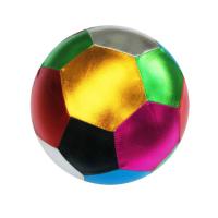 China Unisex Assortment of Metallic Fabric Bouncing Inflatable Toy Balls Purple Gold and Green for sale