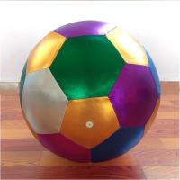 China Sensory Toy Colored Plastic Stuffed Plush Colorful Soccer Ball for Motor Skills for sale