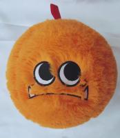 China Assortment Adorable Furry Ball Monster with Inner Ball Material PVC Cute Cartoon Face for sale