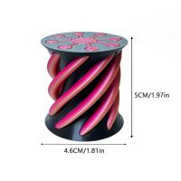 China 3d Printed Fidget Toy Plastic Pla Spiral Pyramid Cone Impossible Fidget Cone for Unisex for sale