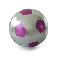 China Unisex 60 Cm Shiny Polyester Fabric Eco-friendly Pvc Soccer Ball For Kids for sale