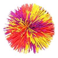 China Colorful Monkey Stress Ball Silicone Fluffy Ball Stringy Silicone Koosh Ball for sale