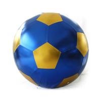 China Unisex 60 Cm Shiny Polyester Fabric Eco-friendly Pvc Soccer Ball For Kids for sale