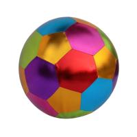 China 60cm Fabric Cloth Kids Giant Inflatable Soccer Ball for Beach Fun and Beach Playtime for sale
