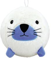 China Inflatable Plush Ball Toy Winter Animals Bouncy Balls with PVC Inner Ball Material for sale