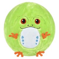 China Inflatable Plush Ball Toy Winter Animals Bouncy Balls with PVC Inner Ball Material for sale