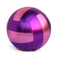 China 100g-600g OEM ODM Accepted Inflatable Beach Balls with Colorful Metal Cloth Surface for sale