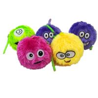 China FUZZY BALL EMOT 15cm Shaggy Plush Ball Emotions Tassel Inner Ball Material PVC 15 cm for sale