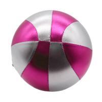 China Kids Toys Yiwu Water Cloth Inflatable Pvc Beach Bouncy Ball with Soft Metallic Balls for sale