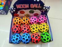 China Eco-friendly High Bouncing Moon Shape Anti Relief Ball Toys Space Ball for Kids Play for sale