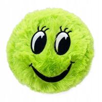 China Inner Ball Material PVC Plush Rainbow Face Fur Ball Mascot for Custom Requirements for sale