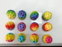China High Bouncing Ball Moon Ball Sports Relief Stress Coral Ball Squeeze Toy for Kids Play for sale