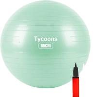 China Availalbe OEM 55cm PVC Anti-Burst Gym Exercise Yoga Ball with Air Pump and Colorful for sale