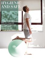 China Availalbe OEM 55cm PVC Anti-Burst Gym Exercise Yoga Ball with Air Pump and Colorful for sale