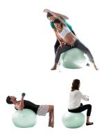 China Availalbe OEM 55cm PVC Anti-Burst Gym Exercise Yoga Ball with Air Pump and Colorful for sale