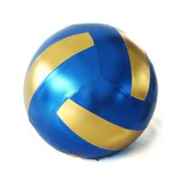 China 24'' Diameter Inflatable Covered Fabric Toy Ball for Children's Outdoor Activities for sale