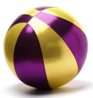 China 24'' Diameter Inflatable Covered Fabric Toy Ball for Children's Outdoor Activities for sale