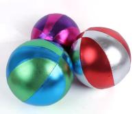 China 24'' Diameter Inflatable Covered Fabric Toy Ball for Children's Outdoor Activities for sale